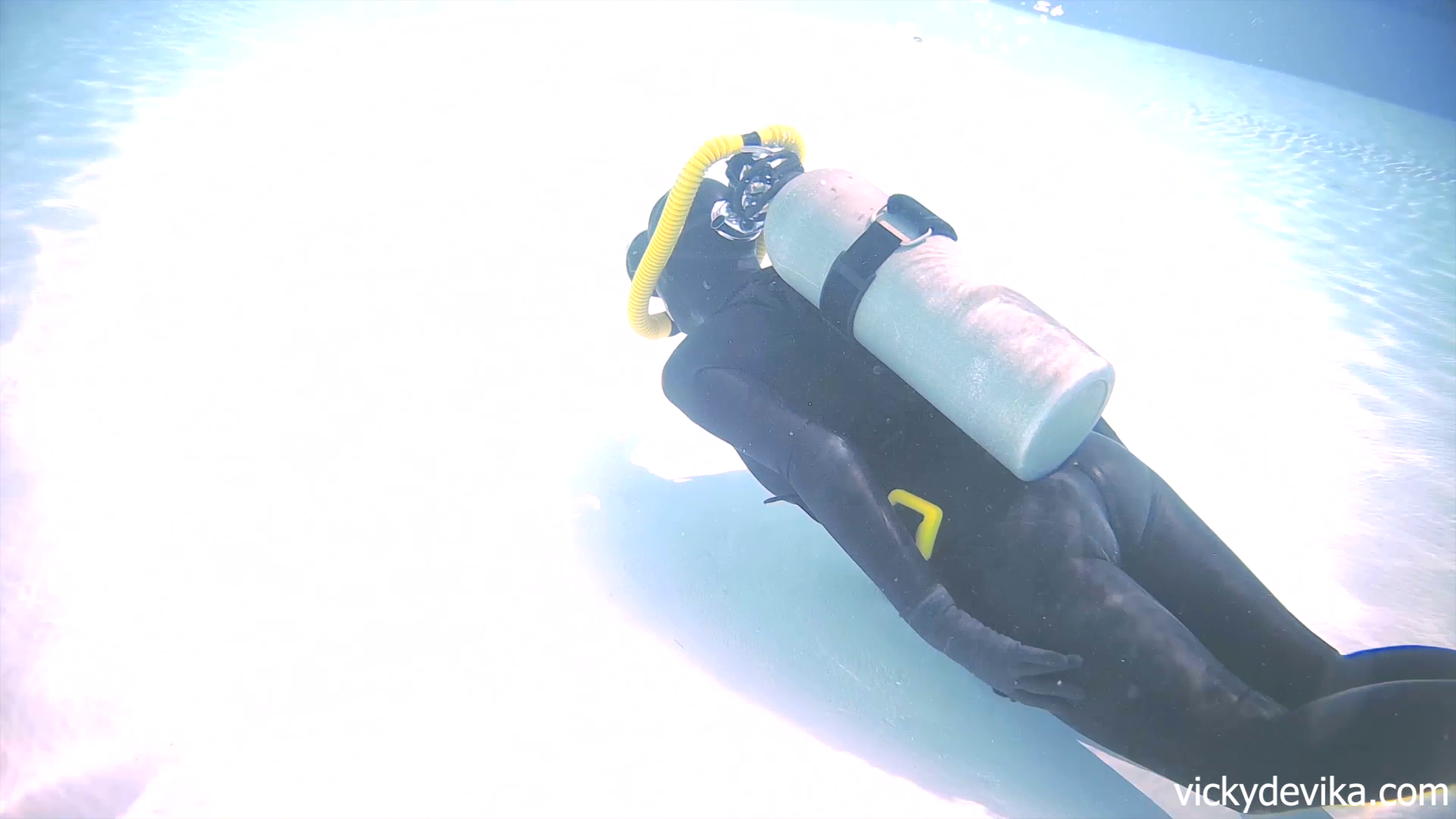 “Vintage Double Hose Trial” by Vicky Devika - Frogwoman Org