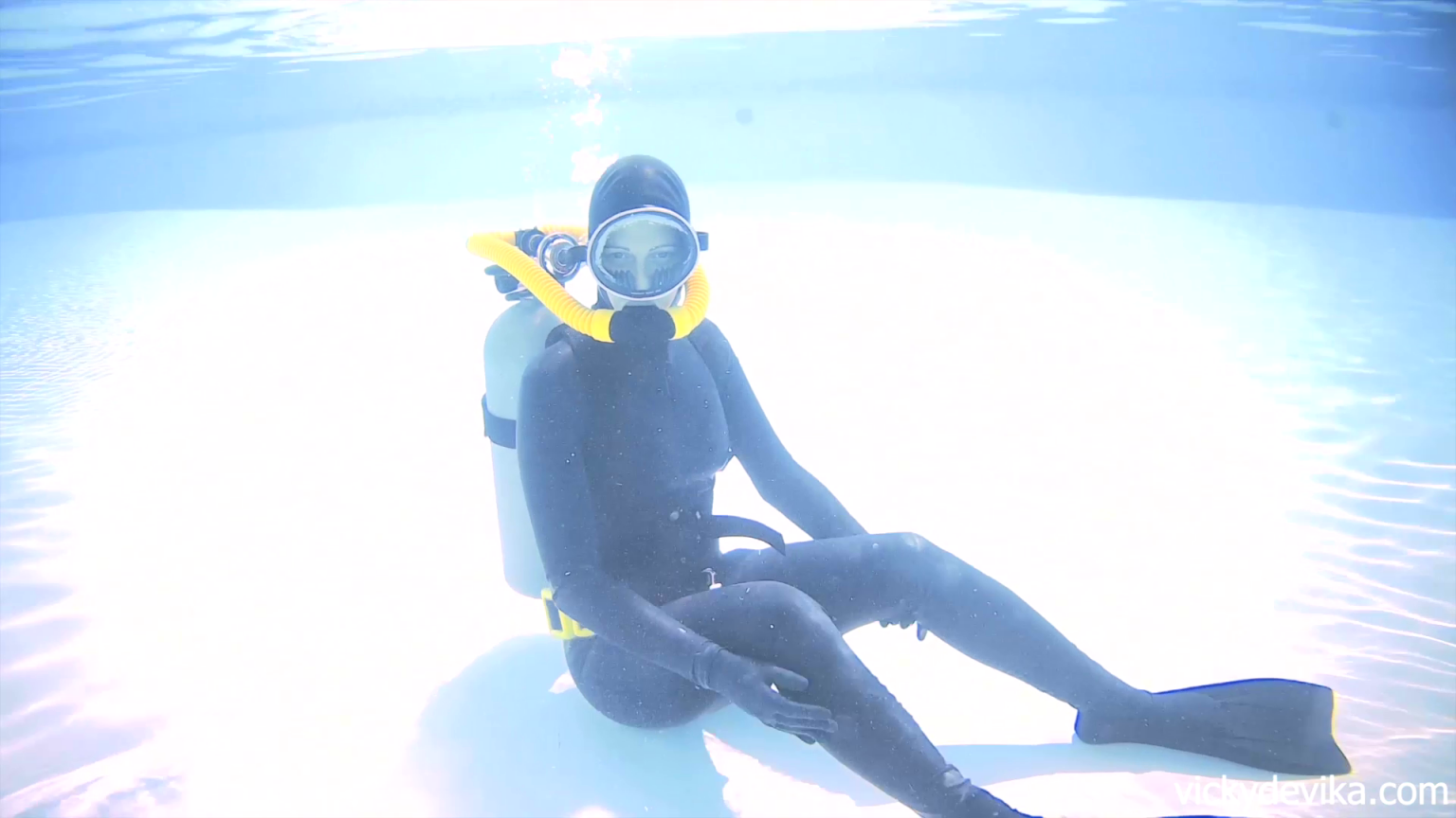 “Vintage Double Hose Trial” by Vicky Devika - Frogwoman Org