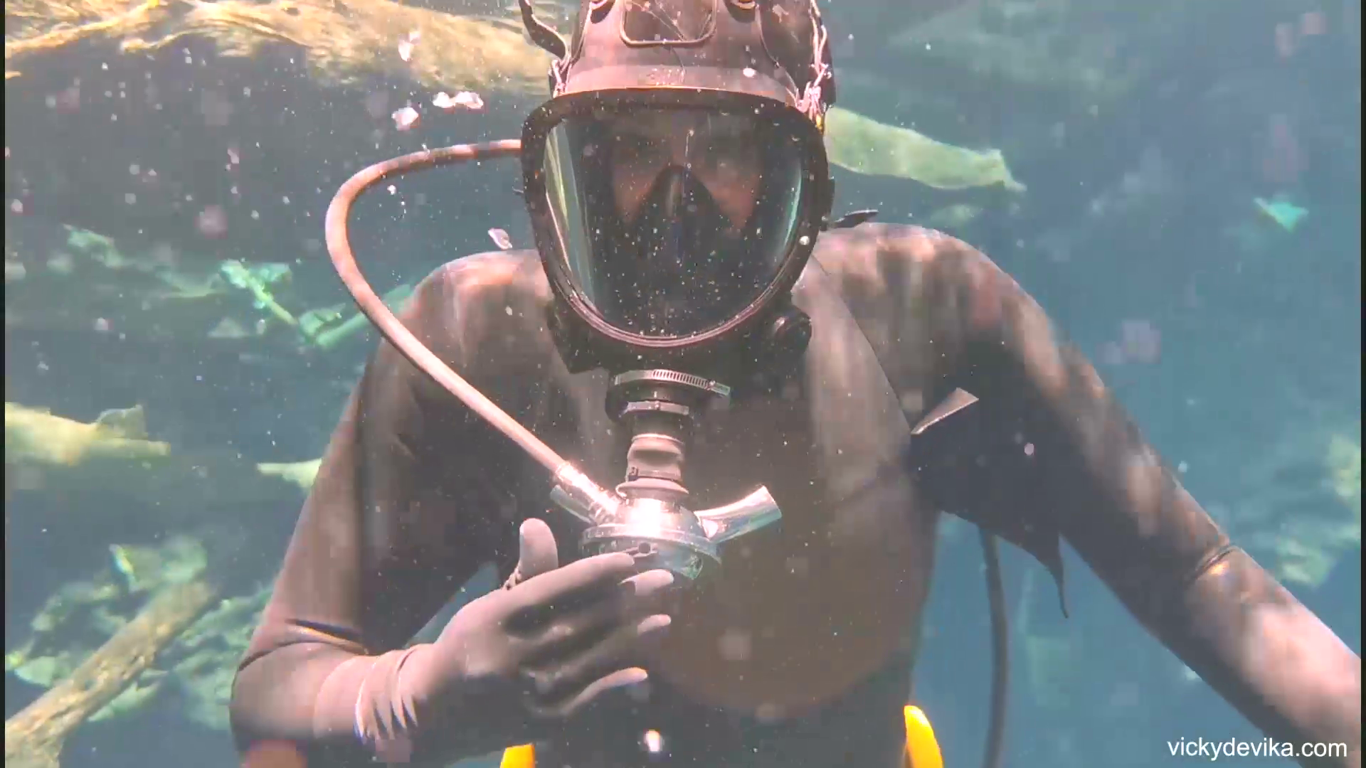 "Scuba time" by Vicky Devika - Frogwoman Org