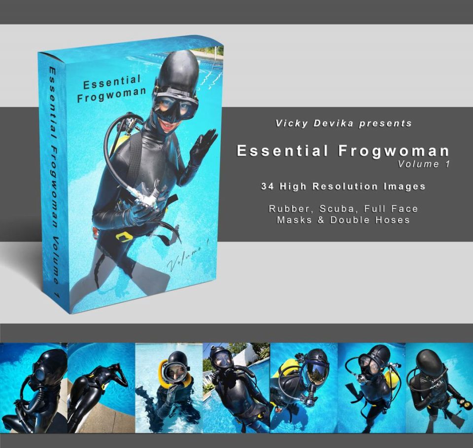 "Reef Dive in Rubber" by Vicky Devika - Frogwoman Org