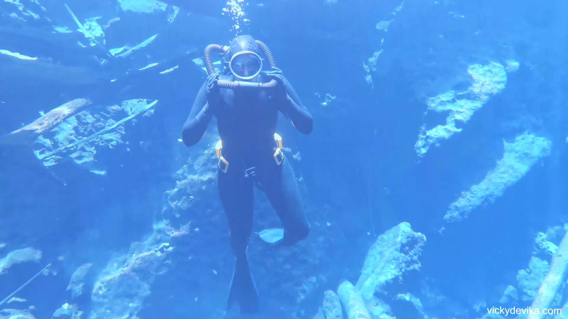 “Running out of Air” by Vicky Devika - Frogwoman Org