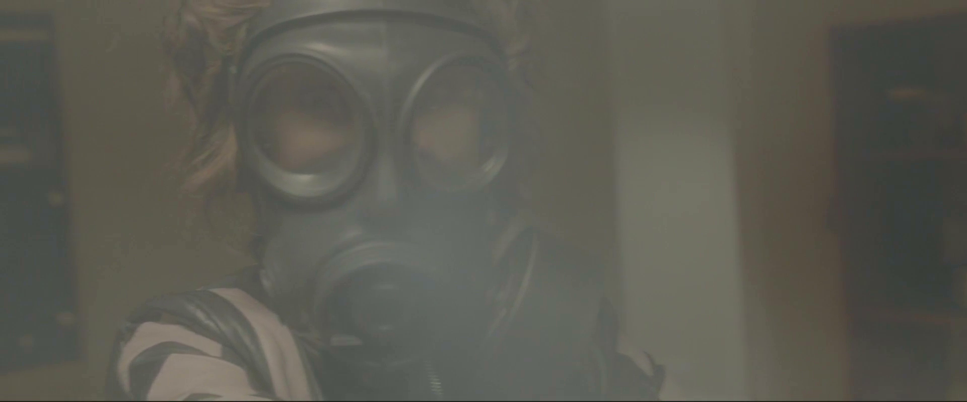 The leather chick and the villainess [Gas mask scene] - Frogwoman Org