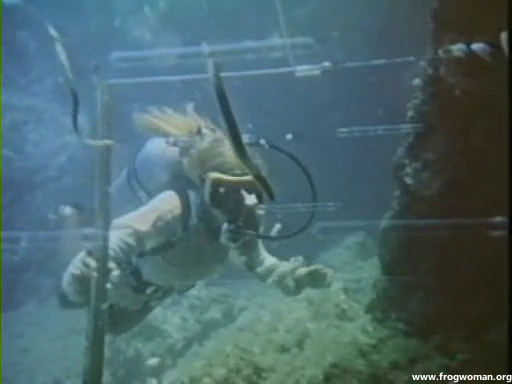 1 woman in 5(!) underwater/scuba scenes in a rare movie - Frogwoman Org